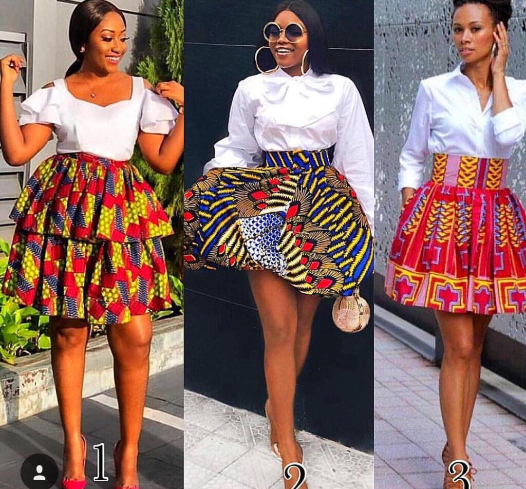 Ankara Skirt And Blouse Styles 22 Photo Isishweshwe